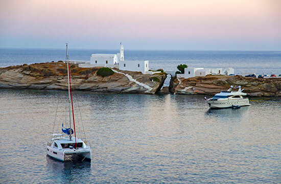 Sailing through the Cyclades