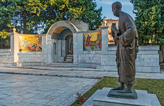 The Route that Apostle Paul followed in Greece