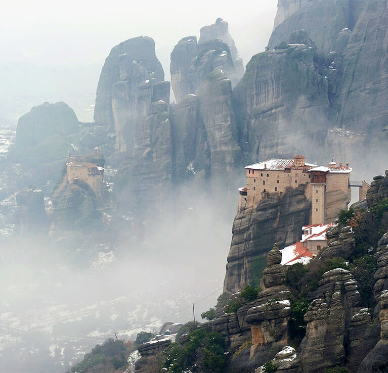 Christmas in Meteora