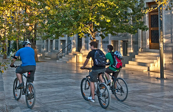Biking in Athens